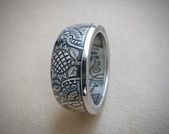 Ukrainian Silver Ring - Etsy