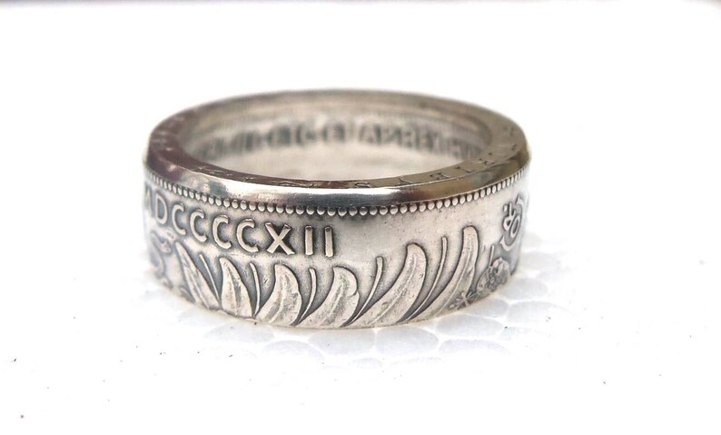 Austro-hungarian Silver Coin Ring - 2 Crowns 1912 - Silver 2 Corona ...