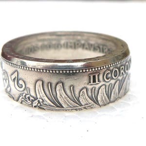 Austro-hungarian Silver Coin Ring - 2 Crowns 1912 - Silver 2 Corona ...