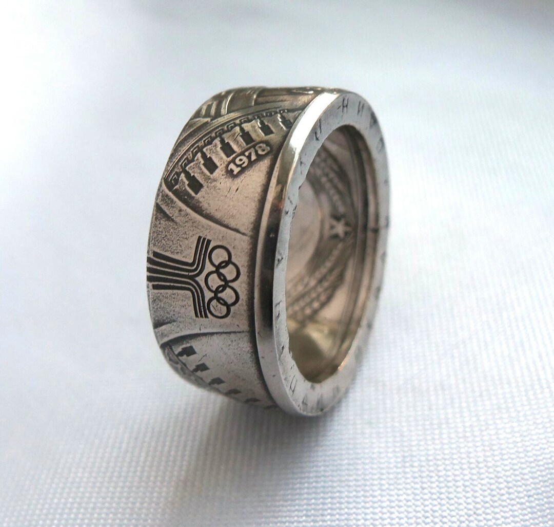 Coin Ring USSR - USSR Coin Ring- Ruble Coin Ring-olympic Games in ...