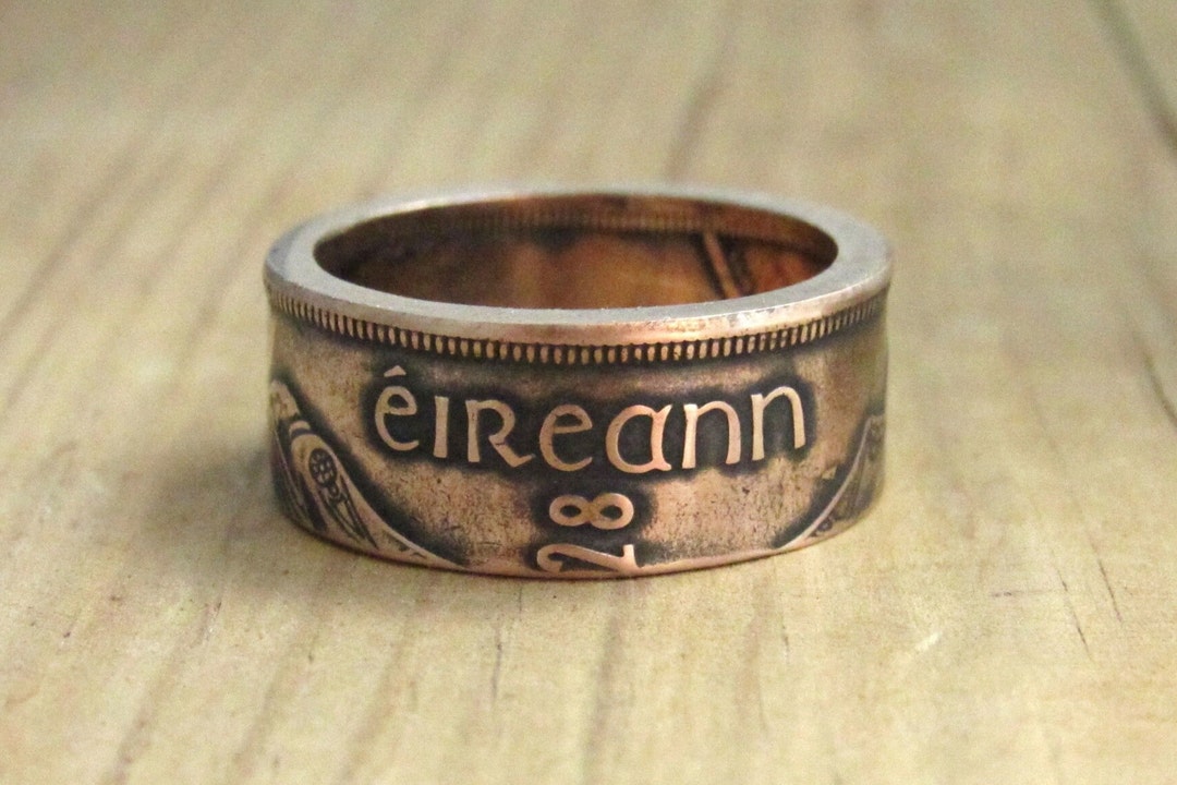 Irish Coin Ring - Travel Gift - Ring From Irish Coin - Coin Ring ...