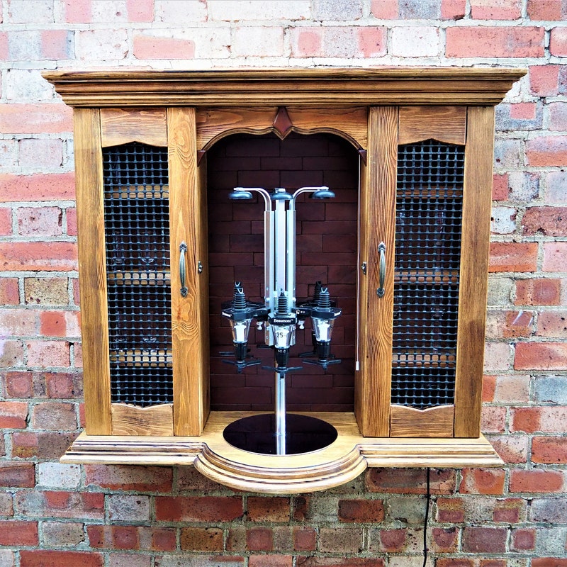 Bourbon Display Cabinet - Etsy