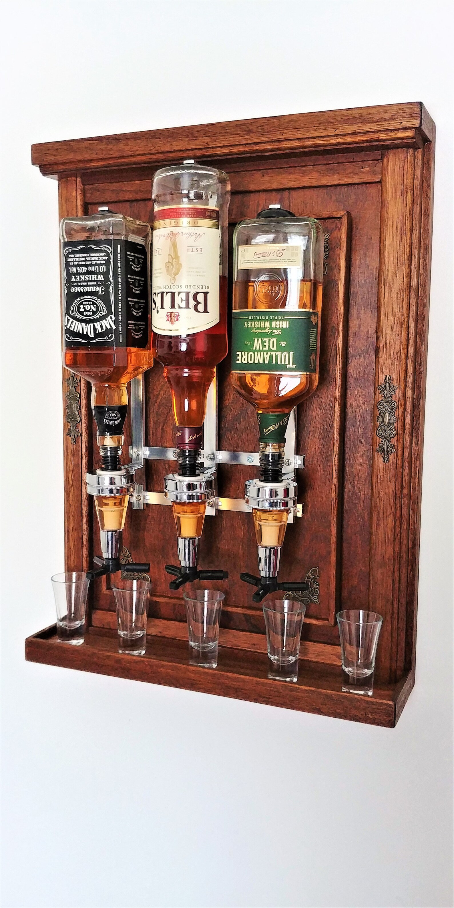 Dispenser for Whiskey/alcohol Dispenser/wall Mounted Bottle | Etsy