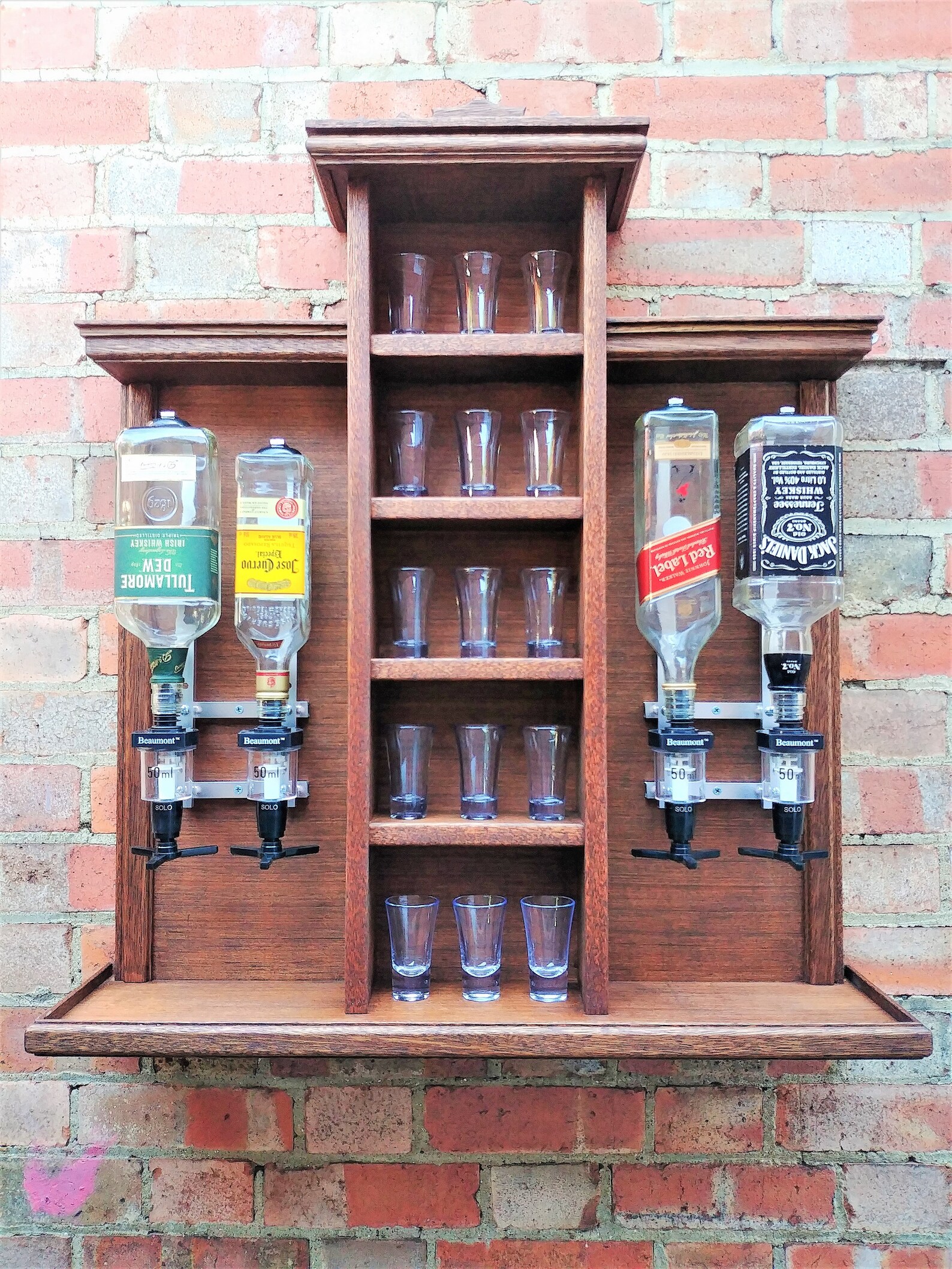 Home Whiskey Bar/alcohol Dispensers/gift for Mens/wall Mounted | Etsy