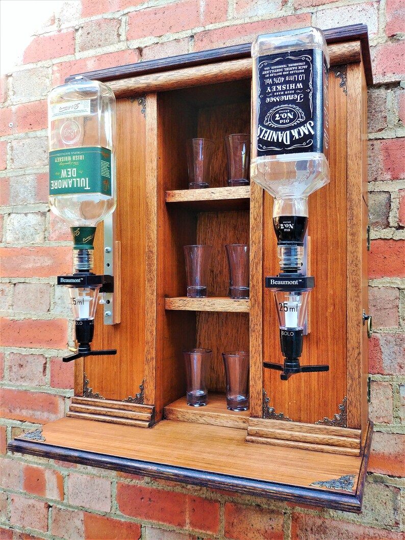 Whiskey Bar Mini Bar Alcohol Dispenser Whiskey Stand - Etsy