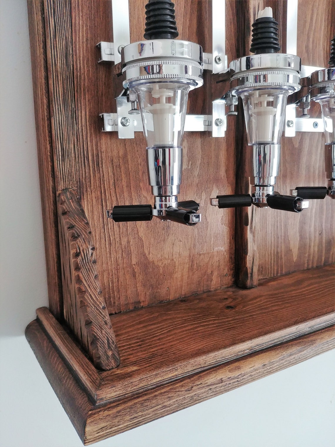 Home Whiskey Bar/Wall Mounted Whiskey Dispenser/Gift for | Etsy