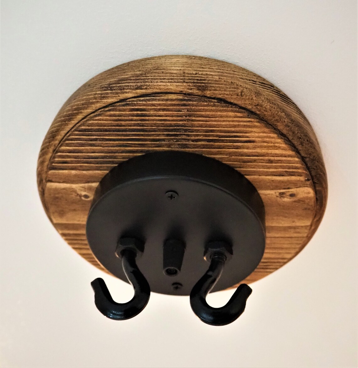 Ceiling Plate for Chandeliers and Lighting Fixtures DIY Black Metal ...