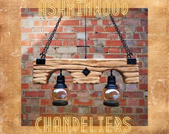 Reclaimed Industrial Beam Rope Light Vintage Farmhouse - Etsy UK