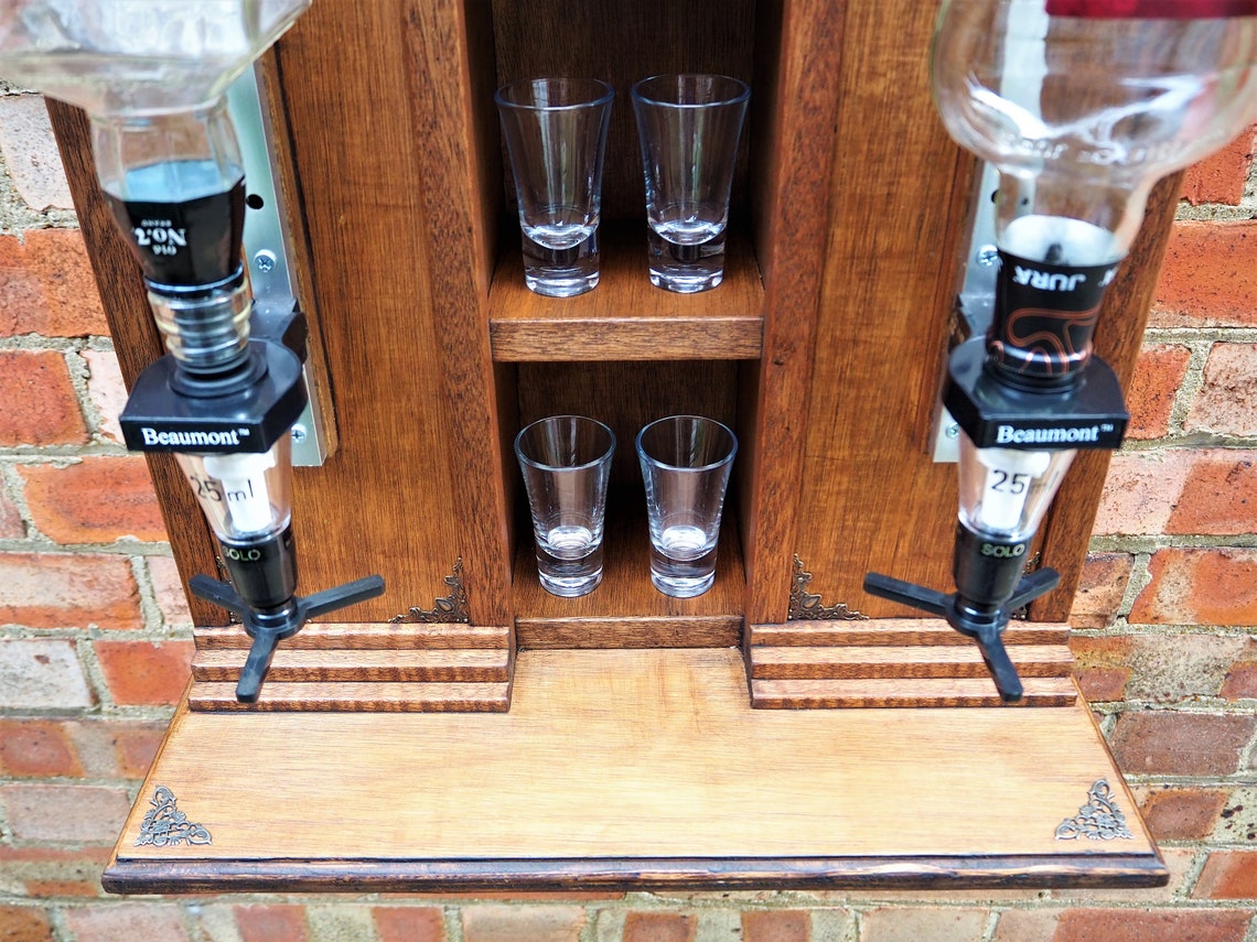 Whiskey Bar Mini Bar Alcohol Dispenser Whiskey Stand - Etsy UK