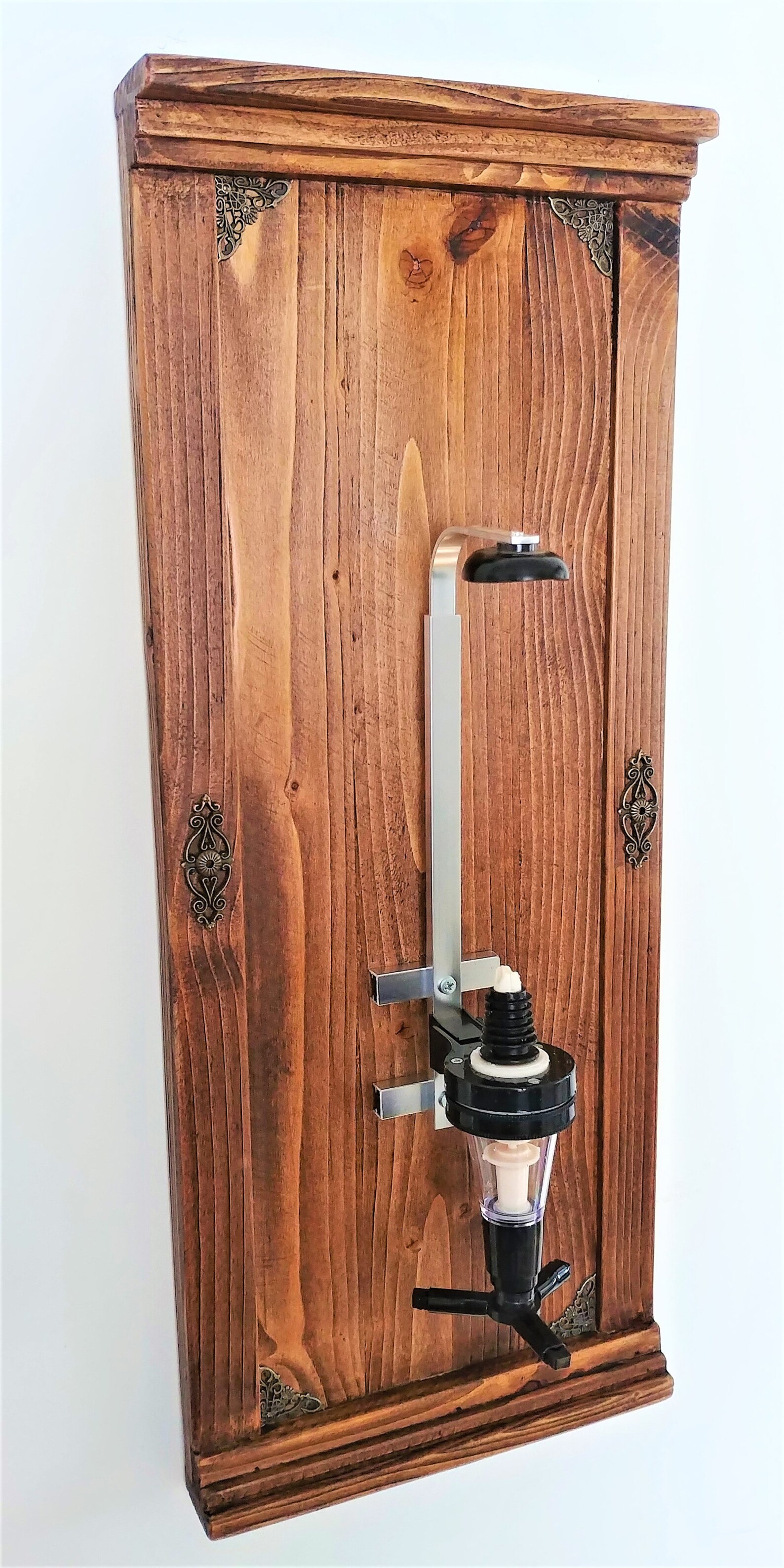 Whiskey Liquor Wall Mount Dispenser /alcohol Dispenser/ 1 Bottle Holder ...