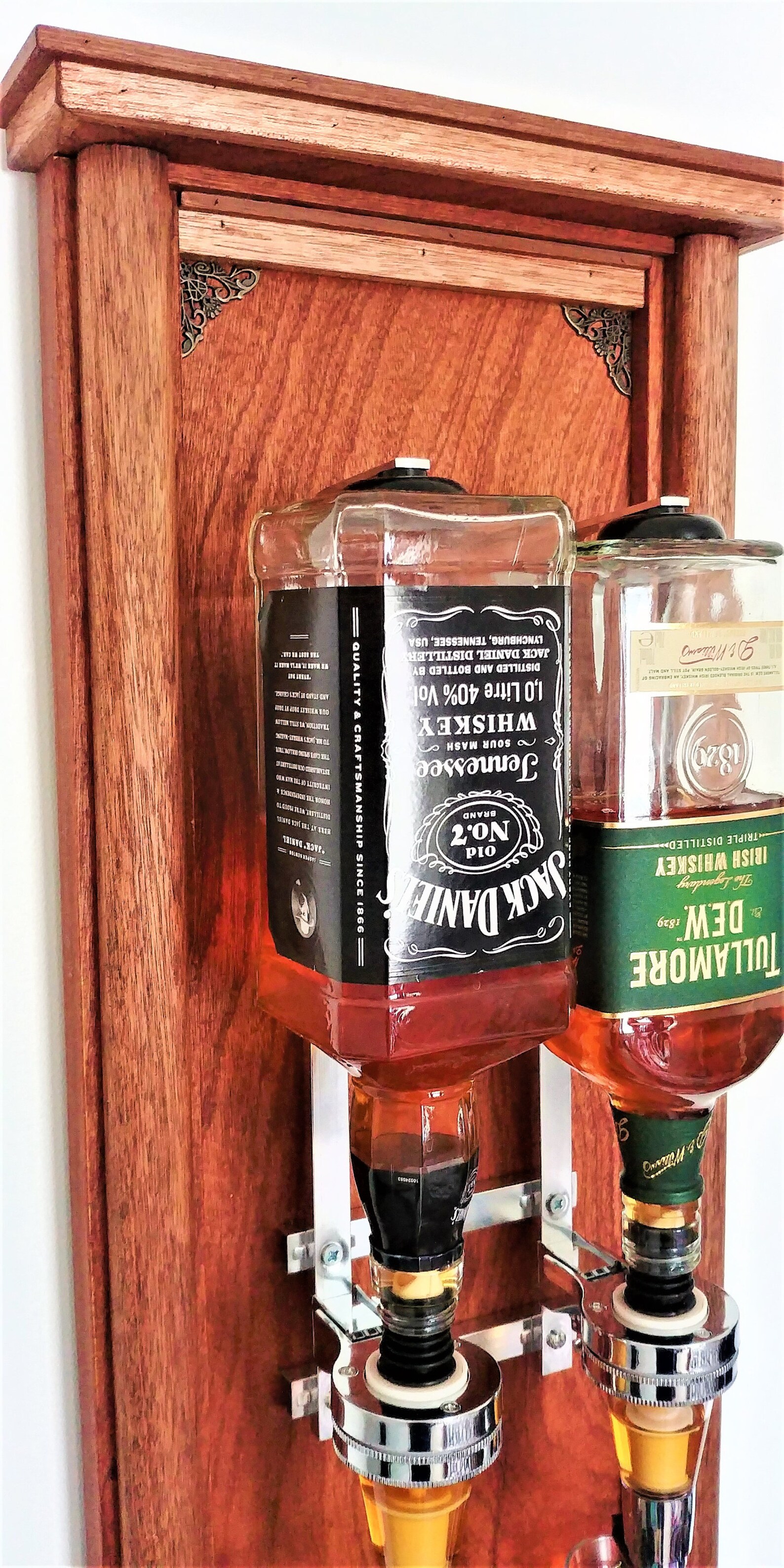 Mini Bar/ Alcohol Dispenser/ Whiskey Wall Mount Bottle Holder/ | Etsy