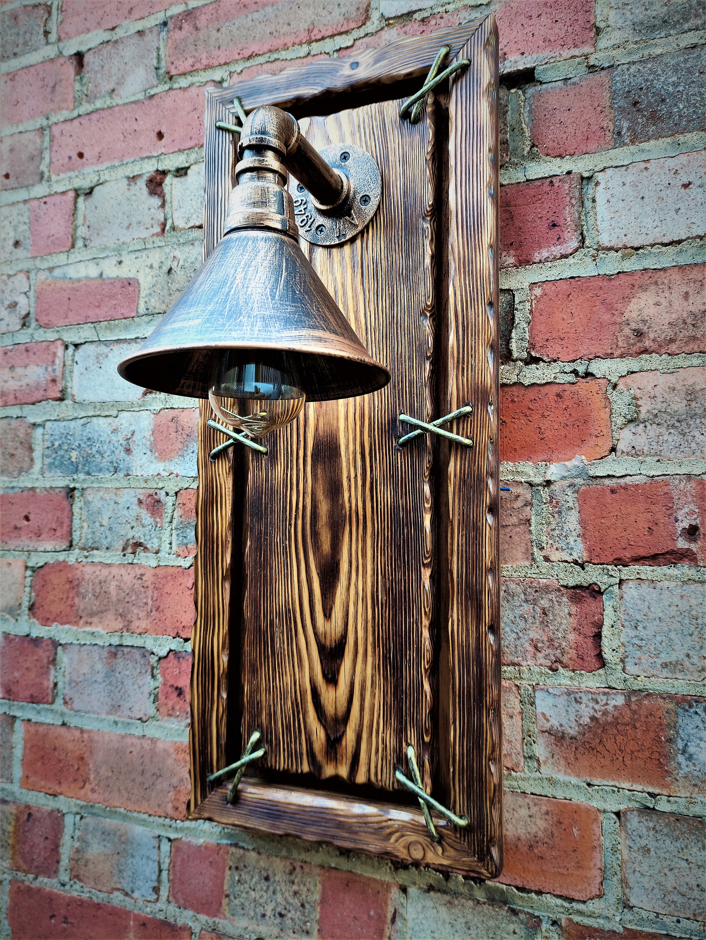 Diy Rustic Wall Sconce Light