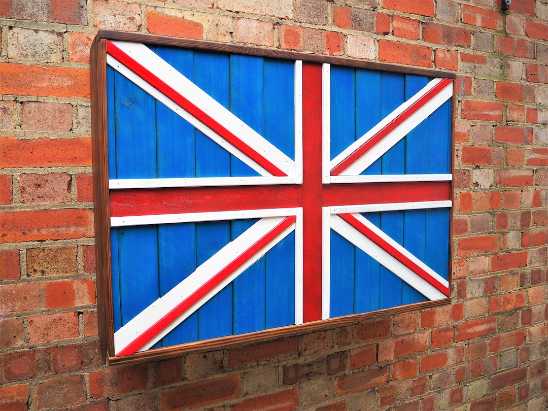 Home Bar - British Flag - Union Jack - United Kingdom Flag Hanging Bar ...