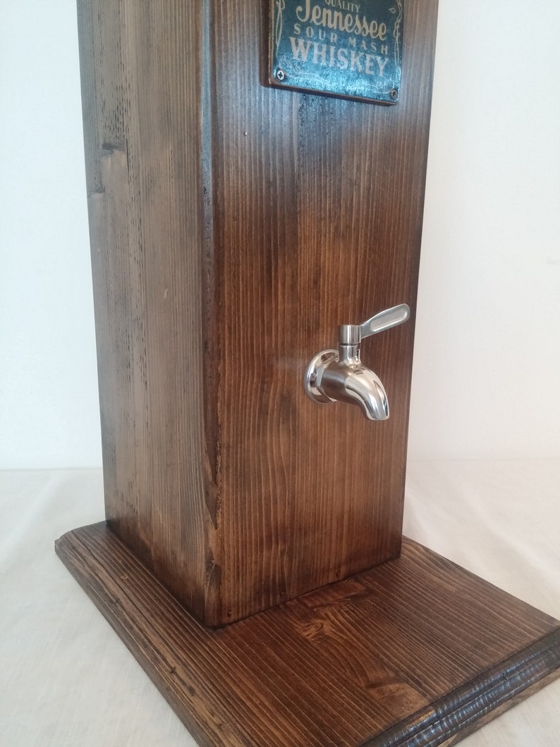 Whiskey Dispenser Alcohol Wood Dispenser Gifts for man for | Etsy