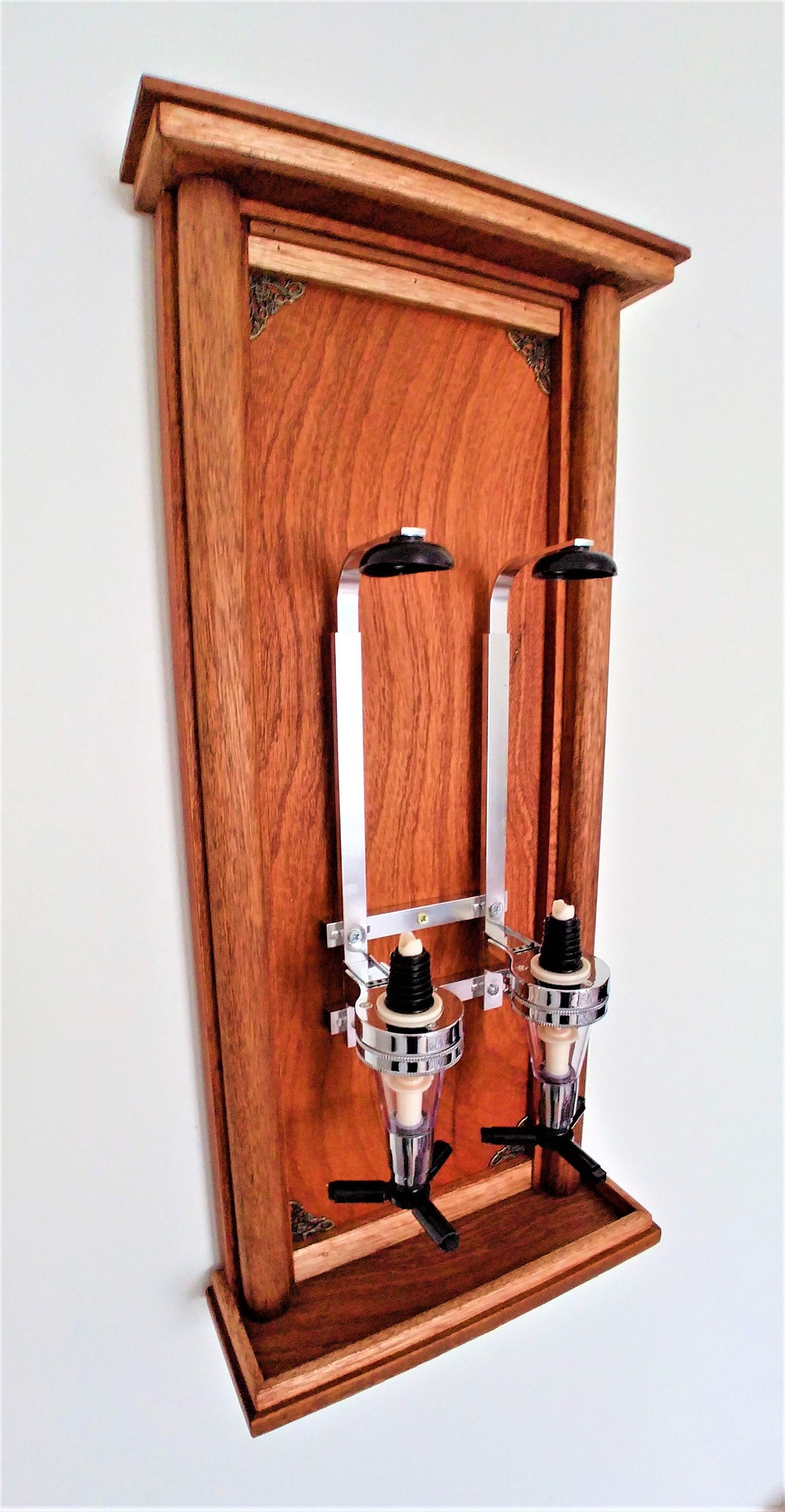 Mini Bar/ Alcohol Dispenser/ Whiskey Wall Mount Bottle Holder/ | Etsy