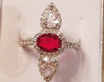 Heirloom Ruby Ring - Etsy
