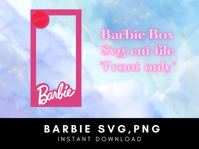 Barbie Doll Box, SVG, PNG, Cut File,digital Instant Download, Birthday ...