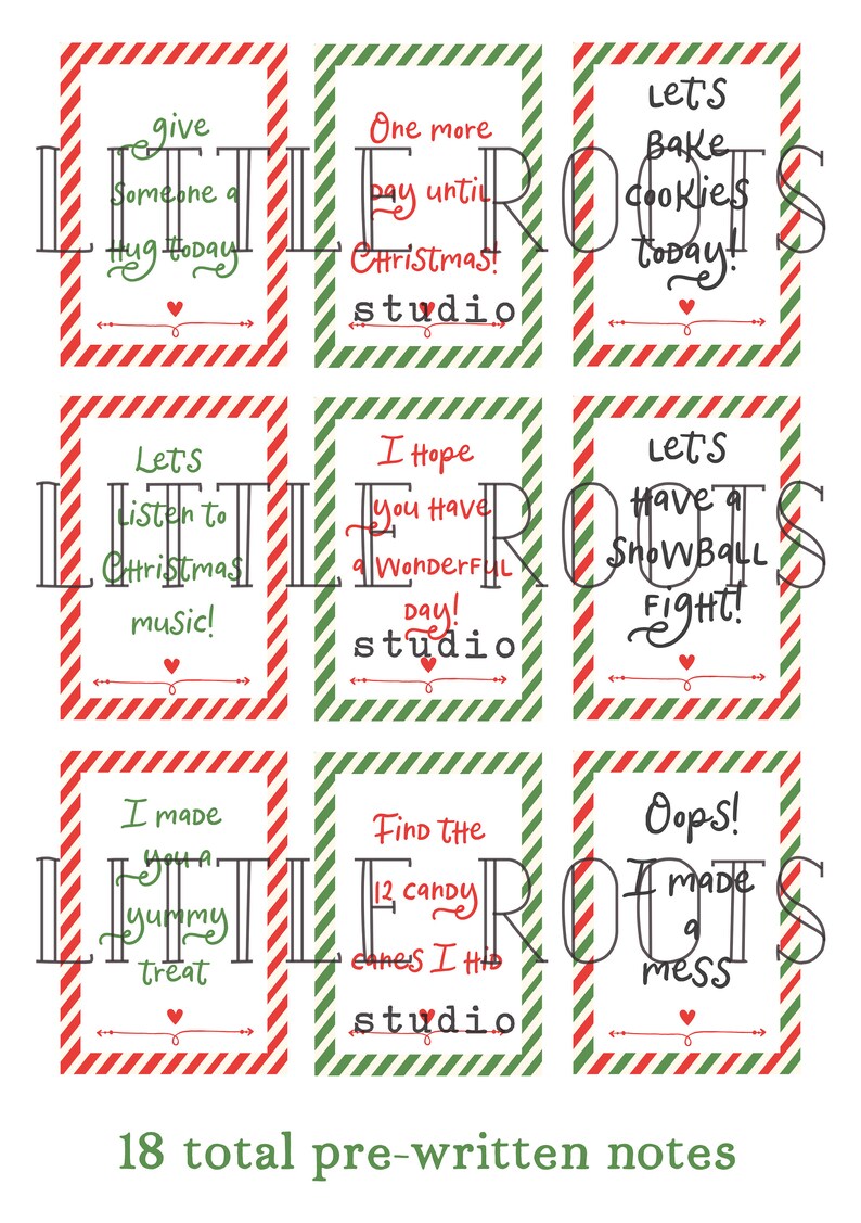 27 Printable Elf Notes / Digital Download / Elf Messages / Elf ...
