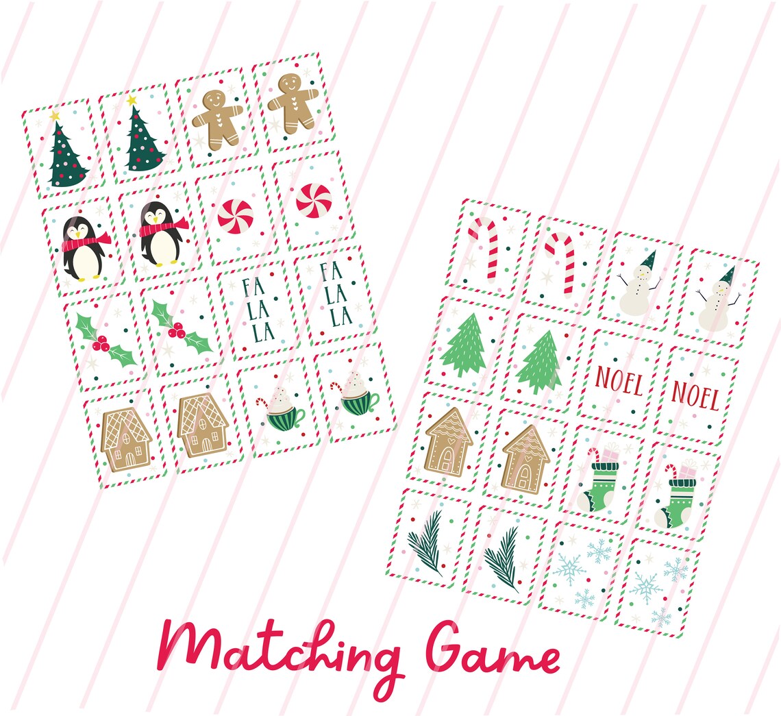 5 Printable Elf Games / Digital Download / Christmas Elf Props / Elf ...
