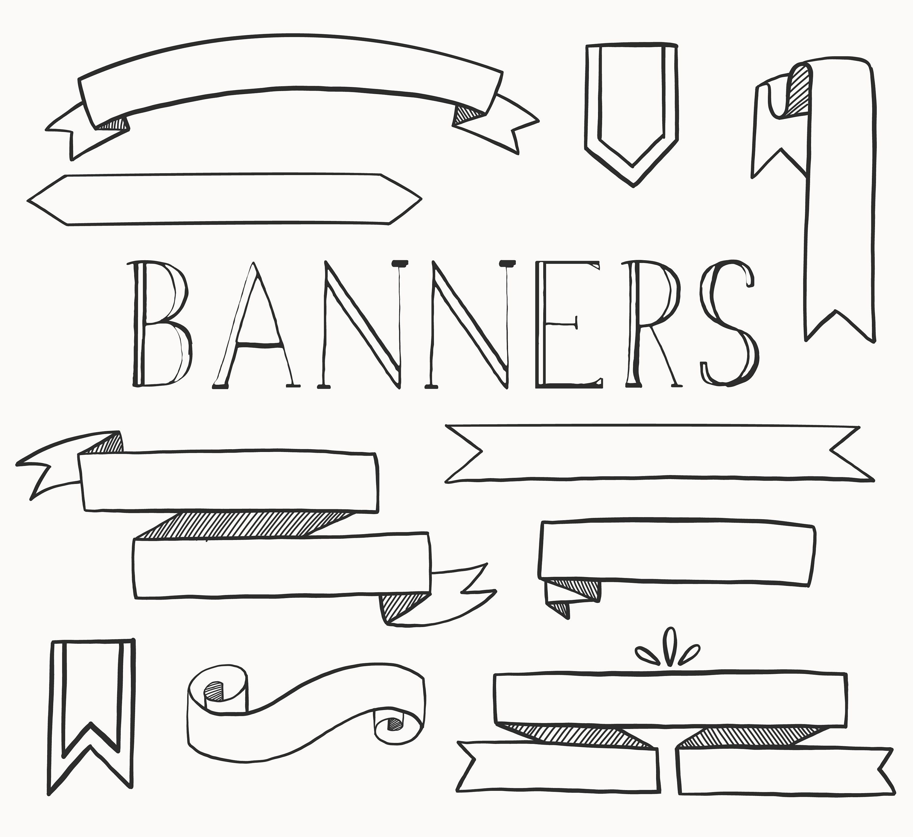 Banner Design Doodle at Debbie Apodaca blog