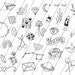 37 Happy Doodles Clip Art / Hand Drawn Doodles / Cute Drawings for ...