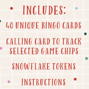 Christmas Bingo / Bingo Printable / 40 Unique Bingo Cards / Christmas ...