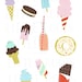 Sweet Treats Clipart / Summer Clipart / Ice Cream / Dessert Clipart ...