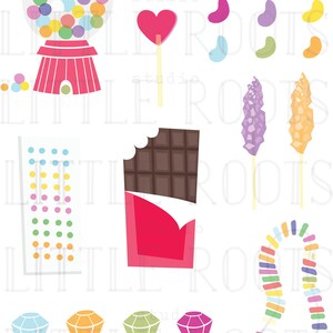 Candy Shop Clipart / Food Clipart / Cute Food Clipart / Chocolate ...