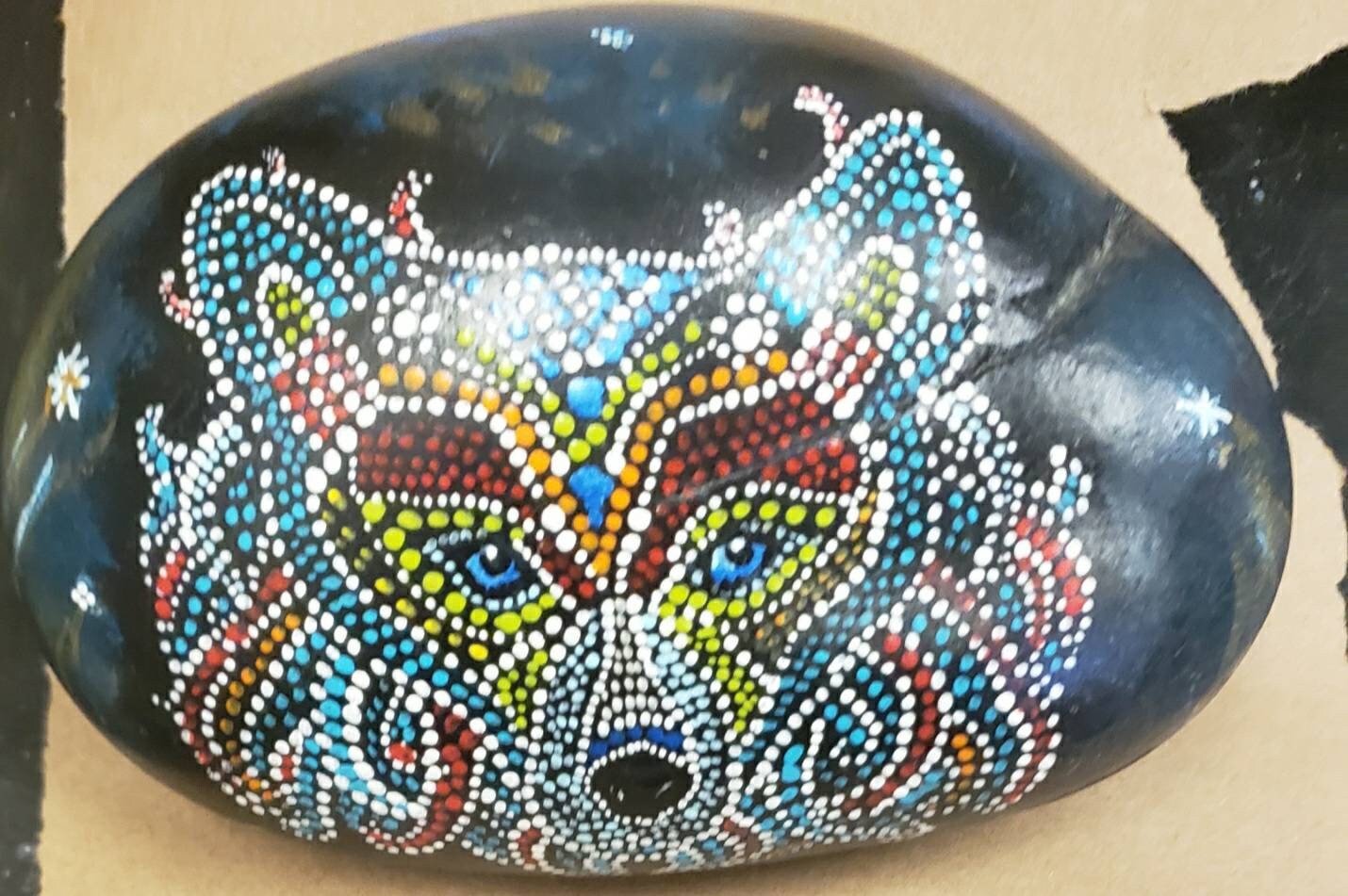 Wolf Rock Art - Etsy