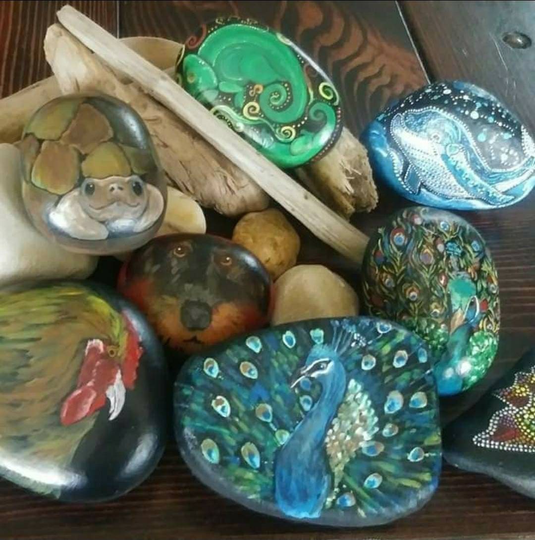 Custom Painted Rock Art. You Choose the Design and I Create It for You ...