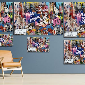 The Waves Book Wall Art Canvas Print Classic Art Salvador Dali - Etsy