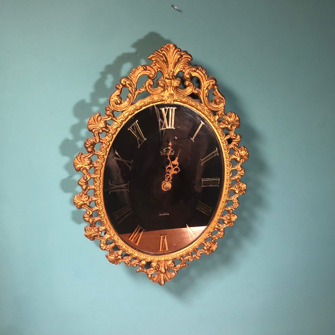 Rare Vintage Smiths Timecal English Wall Clock, Victorian Style Home ...