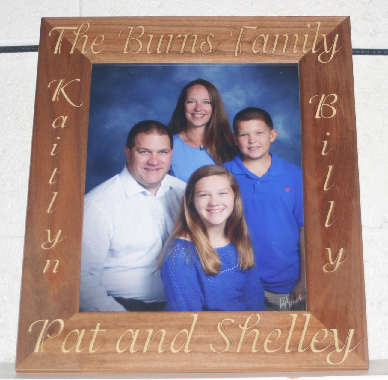 Family Picture Frame, Custom Engaved With Names - Etsy