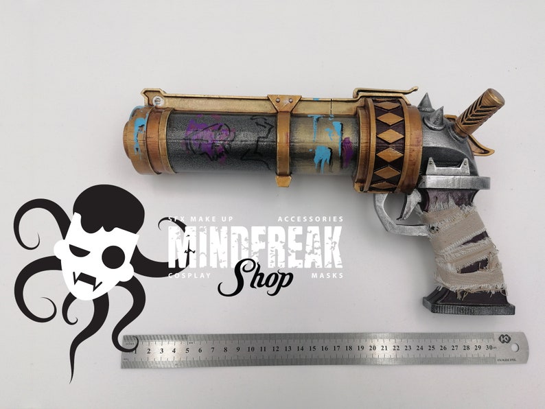 ARCANE League of Legends: Jinx Zap Zap Blaster Prop Replica - Etsy