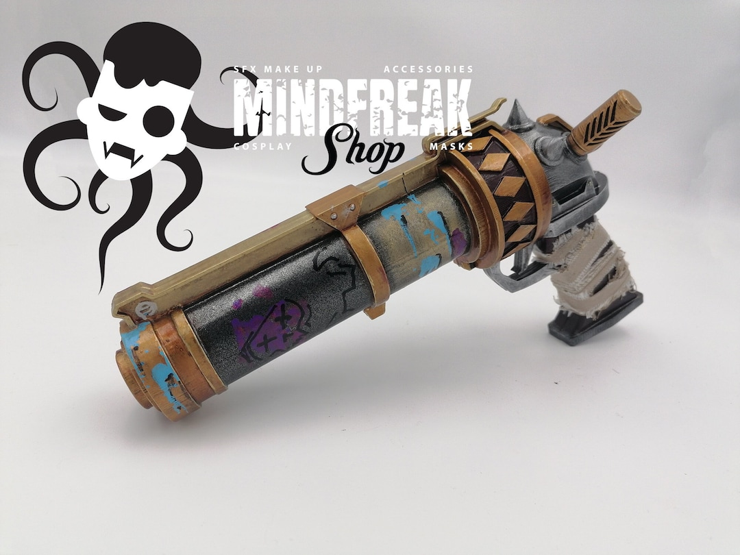 ARCANE League of Legends: Jinx Zap Zap Blaster Prop Replica - Etsy