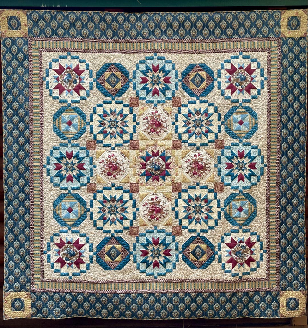 Gentry's Mill - Quilt Pattern - by Lynn Wilder - for Sew'n Wild Oaks - Etsy