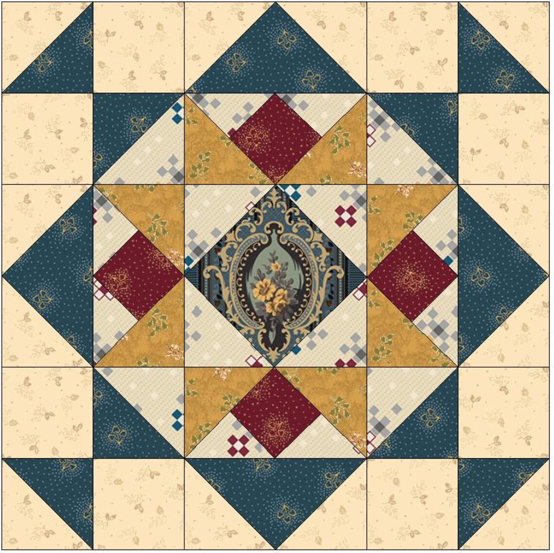 Stardance Quilt Pattern DIGITAL DOWNLOAD by Lynn Wilder for Sew'n Wild ...