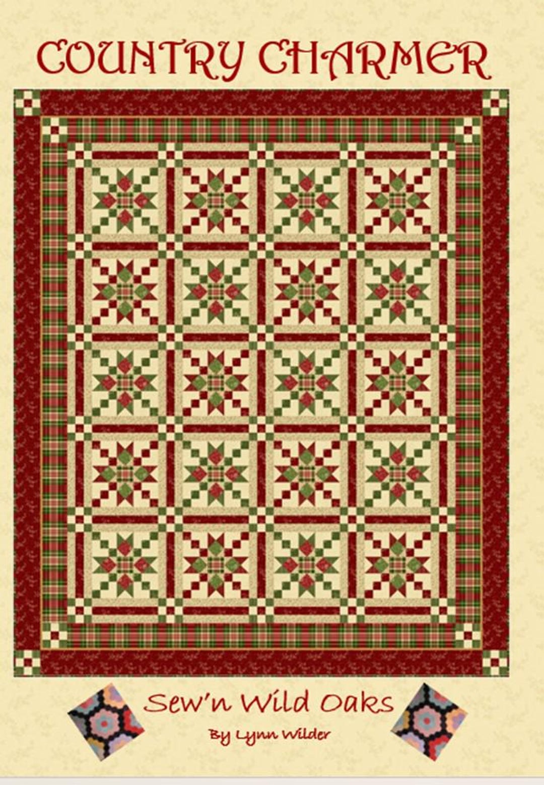 Country Charmer Quilt Pattern - DIGITAL DOWNLOAD - Lynn Wilder - Sew'n ...
