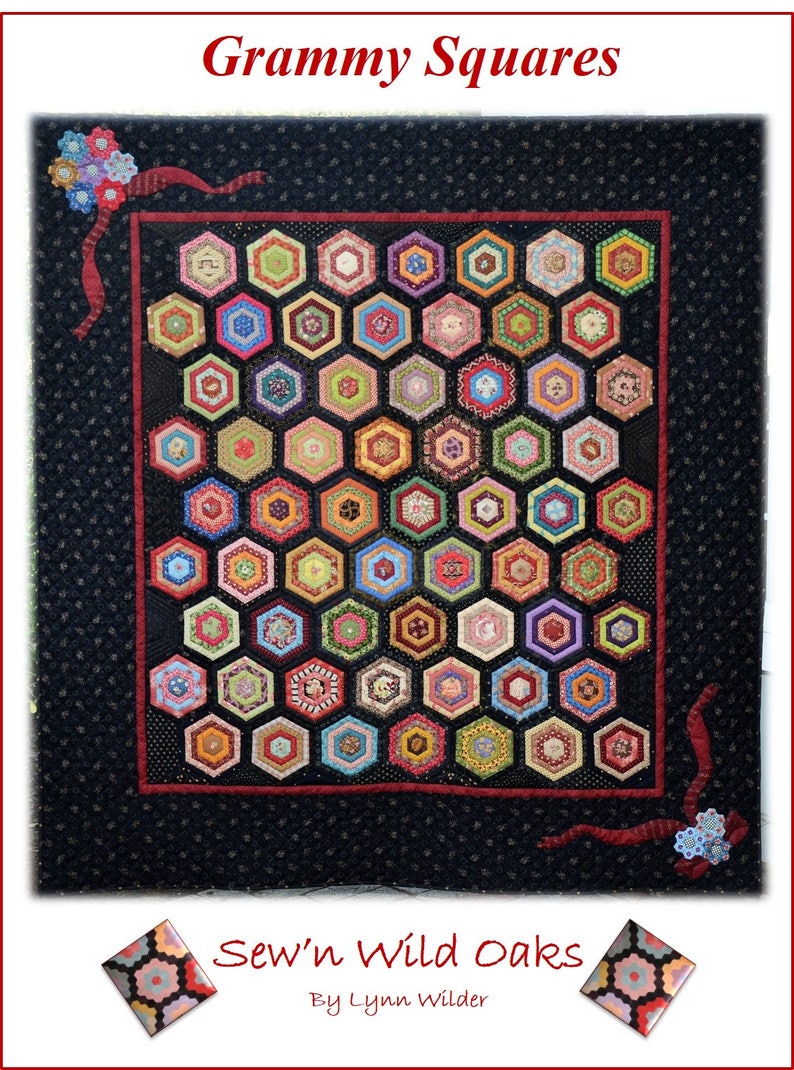 Grammy Squares Quilt Pattern - Lynn Wilder - Sew'n Wild Oaks - Heirloom ...