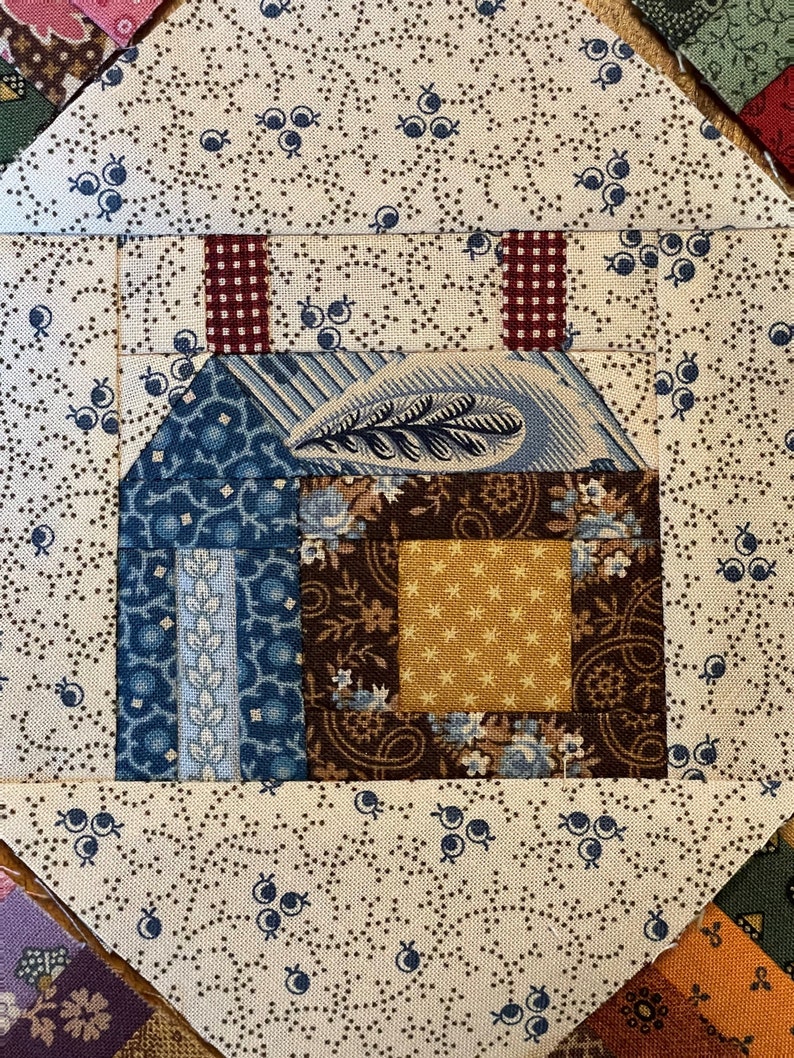 Calico Cottages Quilt Pattern by Lynn Wilder Foundation Paper Pieced ...