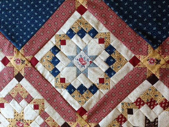 Country Quilt Block Patterns Country Cottage PDF Quilt Pattern