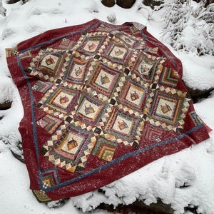 Calico Cottages Quilt Pattern by Lynn Wilder Foundation Paper Pieced ...