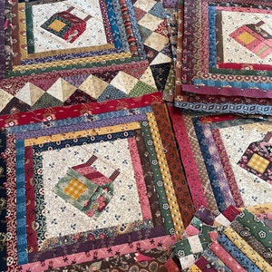 Calico Cottages Quilt Pattern by Lynn Wilder Foundation Paper Pieced ...