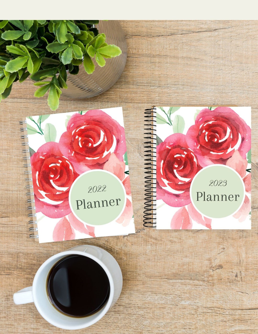 Colorful Flower Printable Daily | Weekly Planner Template - Etsy