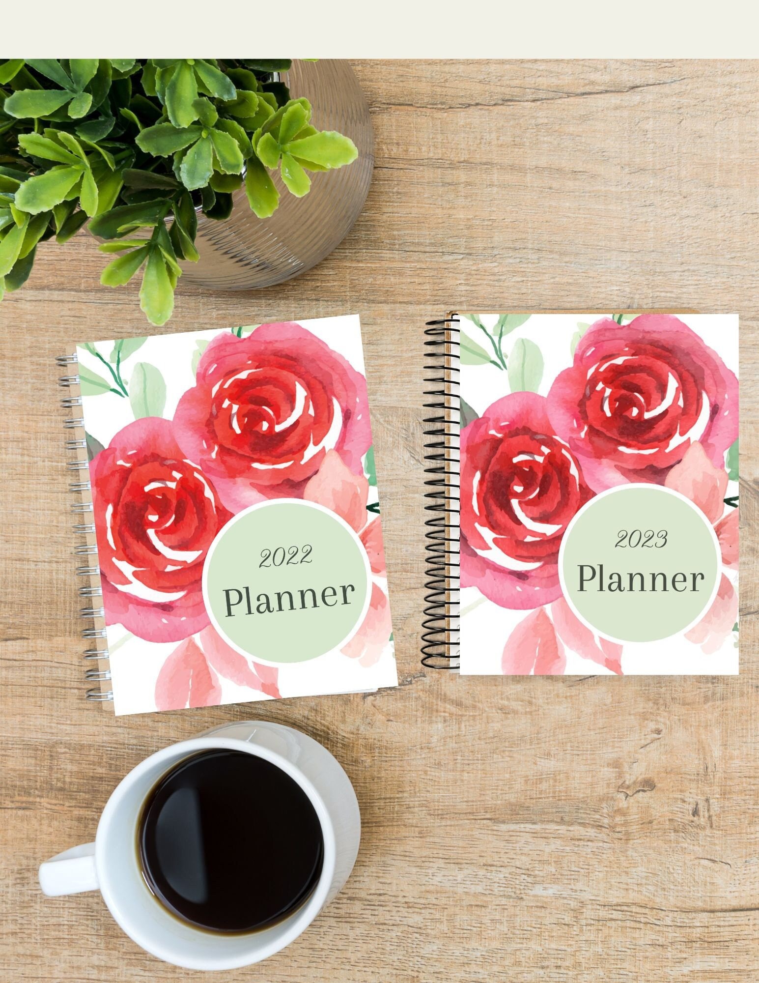 Colorful Flower Printable Daily | Weekly Planner Template - Etsy