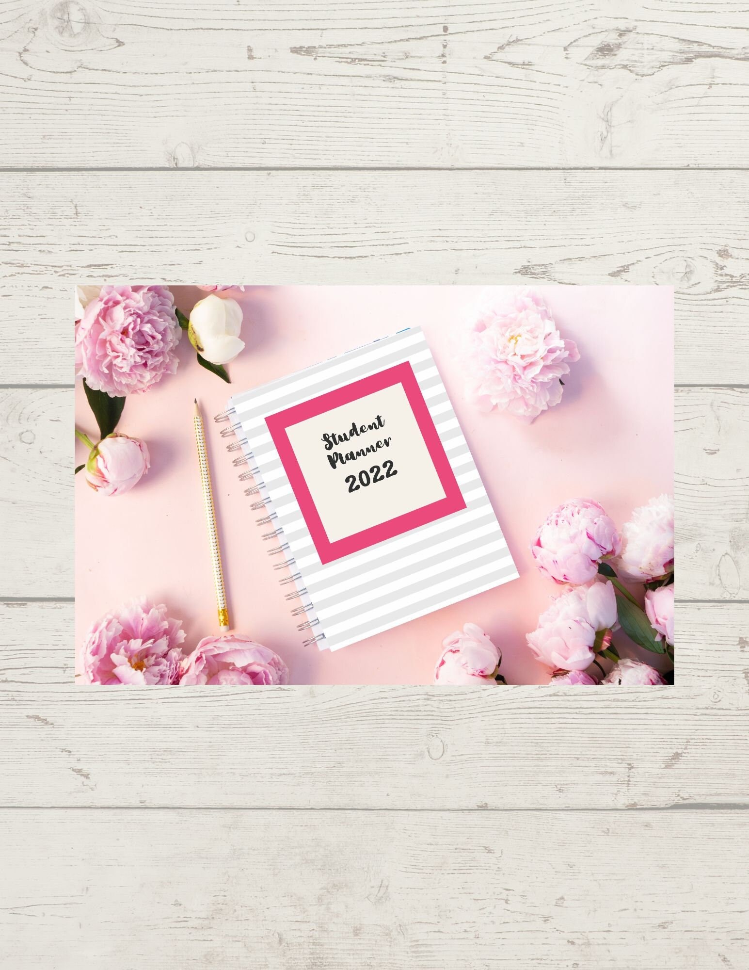 Printable Student Planner | Academic Planner | Project Agenda | College ...