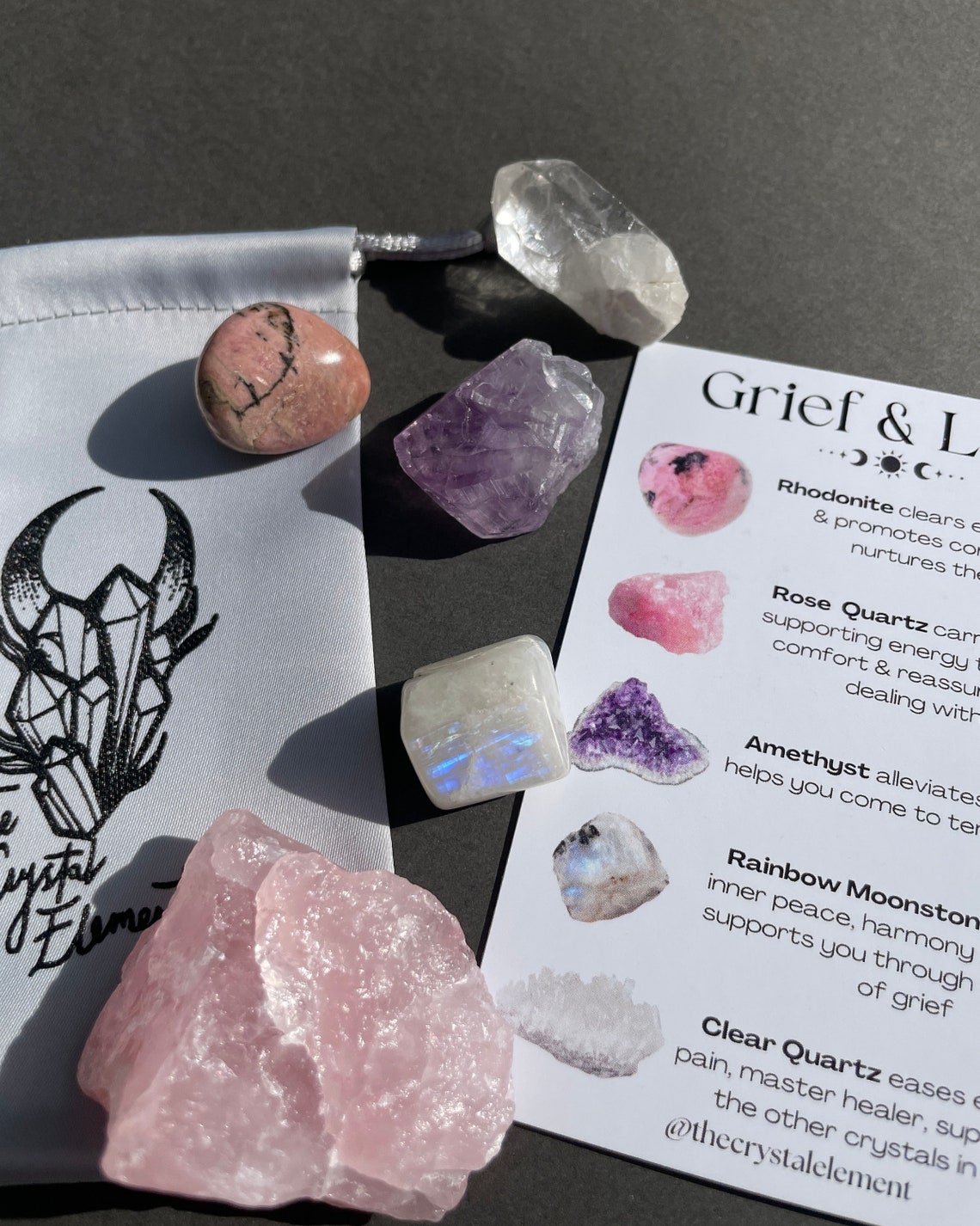 Grief & Loss Crystal Kit | Healing Crystals for Grief and Loss ...