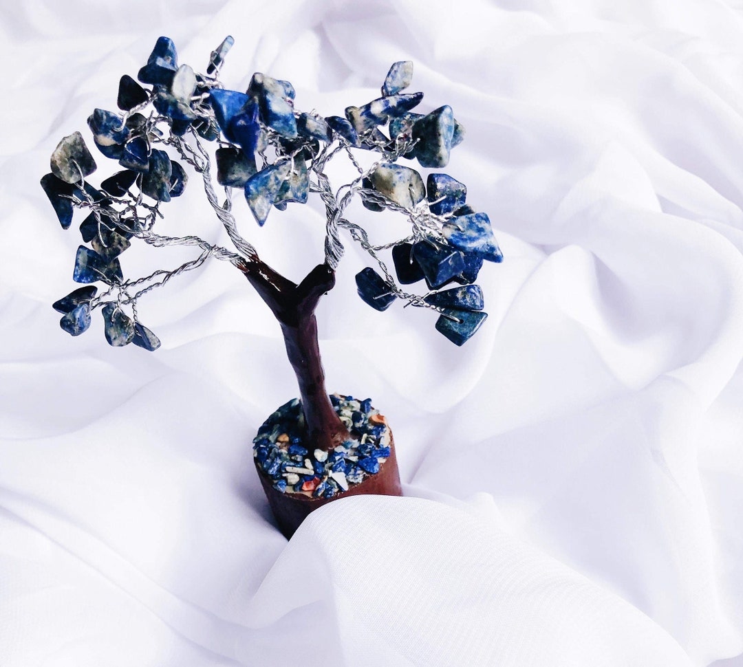 Lapis Lazuli Crystal Tree | Lapis Lazuli Crystal Fairy Tree | Natural ...