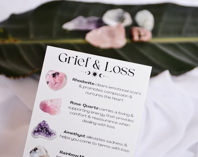 Grief & Loss Crystal Kit | Healing Crystals for Grief and Loss ...