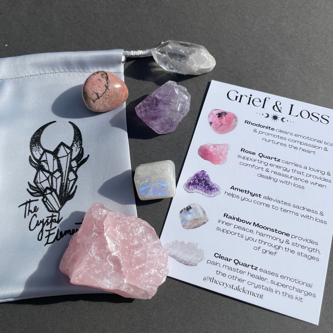 Grief & Loss Crystal Kit | Healing Crystals for Grief and Loss ...